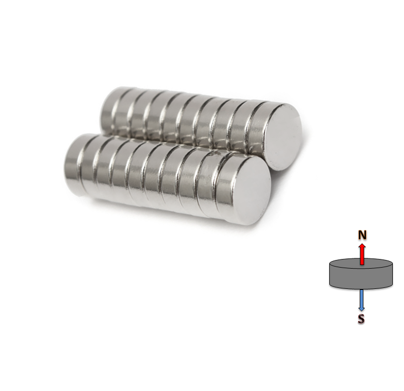 Super Neodymium Rare Earth Disc Magnet 12mm x 5mm | AMF Magnets New ...