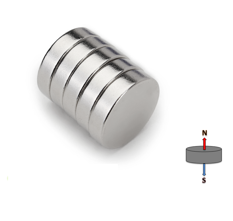 Super Strong N45 Neodymium 20mm dia x 5mm with pulling force 8.3kg ...