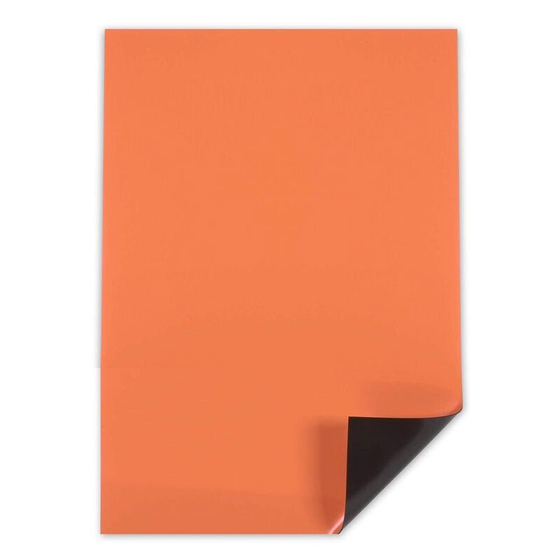 A4 Orange Magnetic Sheet – AMF Magnets New Zealand
