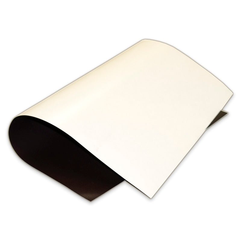 White Magnetic Sheeting with Double Sided Magnetism - 620mm x 0.5mm ...